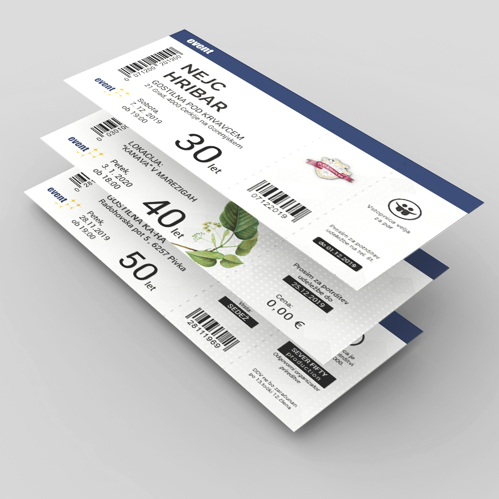 Vabilo za rojstni dan: Okroglih 40 | Bronsa